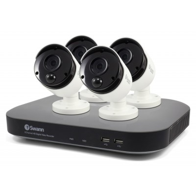 Argos Product Support for Swann CCTV 8 Channel 3MP 4 Cameras Kit (750/8347)