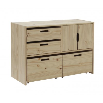 Argos Product Support for Habitat Kids Rico Double Storage Unit - Pine ...