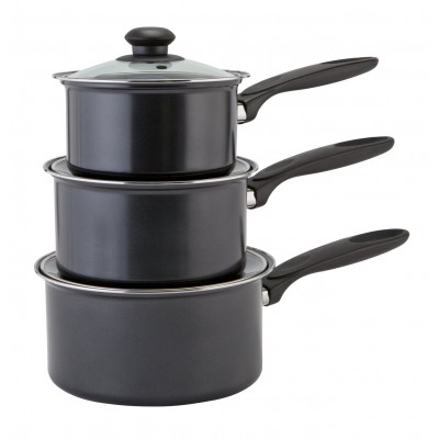 Argos Product Support for Argos Home 3 Piece Non Stick Steel Pan Set ...