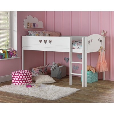Argos Product Support for Argos Home Mia Mid Sleeper and Silentnight Mattress White 819 3029