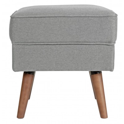 Argos Product Support for Habitat Callie Fabric Footstool - Light Grey ...