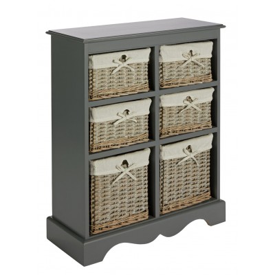 Argos Product Support for AH2 NEW MALVERN HALL 6 DRAWER GREY (886/2453)