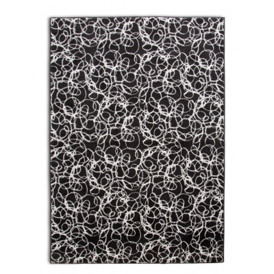 Argos Product Support for Habitat Squiggle Print Black & White Cut Pile ...